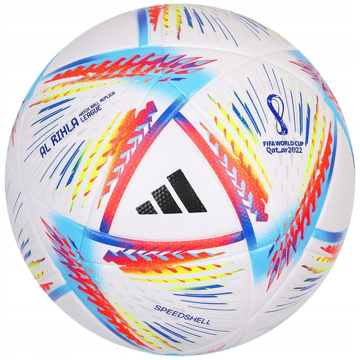 ADIDAS AL RIHLA PIŁKA NOŻNA LEAGUE BALL KATAR 2022 H57782 ROZMIAR 4 ...