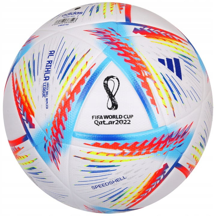 ADIDAS AL RIHLA PIŁKA NOŻNA LEAGUE BALL KATAR 2022 H57782 ROZMIAR 4 ...